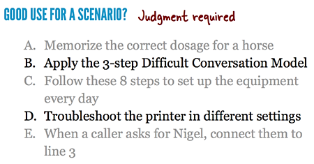 Scenario design (Learning Technologies anti-handout) - Training design ...